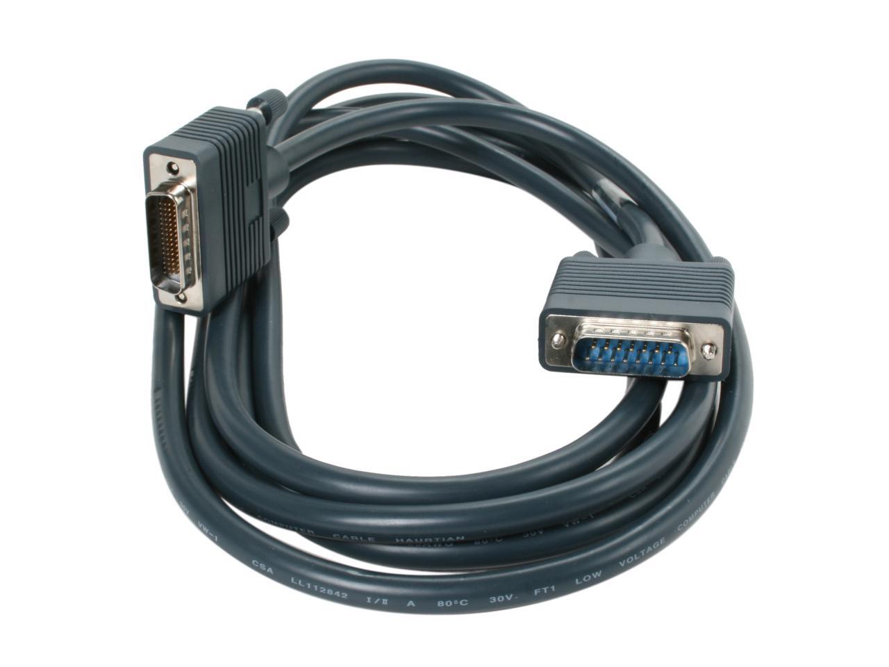 BYTECC Model CAB-X21MT-3M 10 ft. CISCO Router cable HD60/DB15 Male to ...
