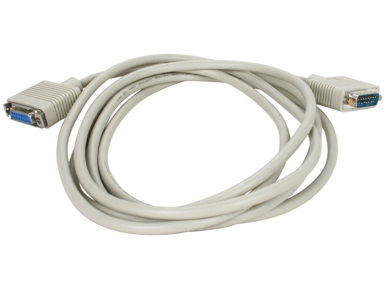 BYTECC Model DB15MF-10 10 ft. DB15 Tranceiver AUI Male to Female Cable ...