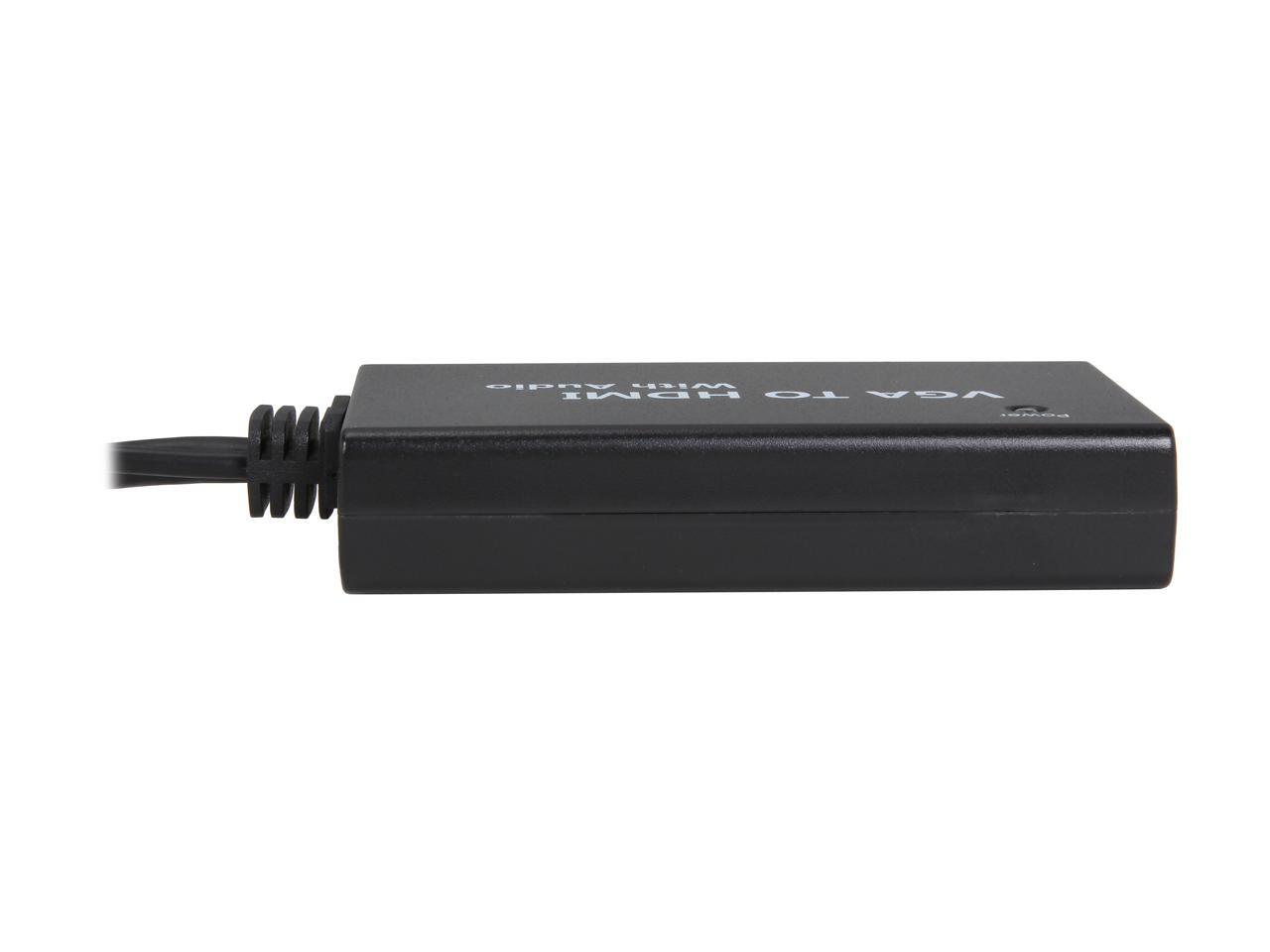 BYTECC HM-CV030 8" VGA to HDMI converter with audio and USB for power Black - Newegg.com