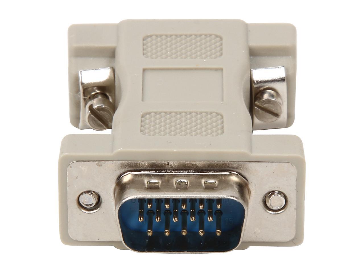 C2G 02457 MultiSync VGA (HD15) Male to DB9 Female Serial RS232 Adapter ...