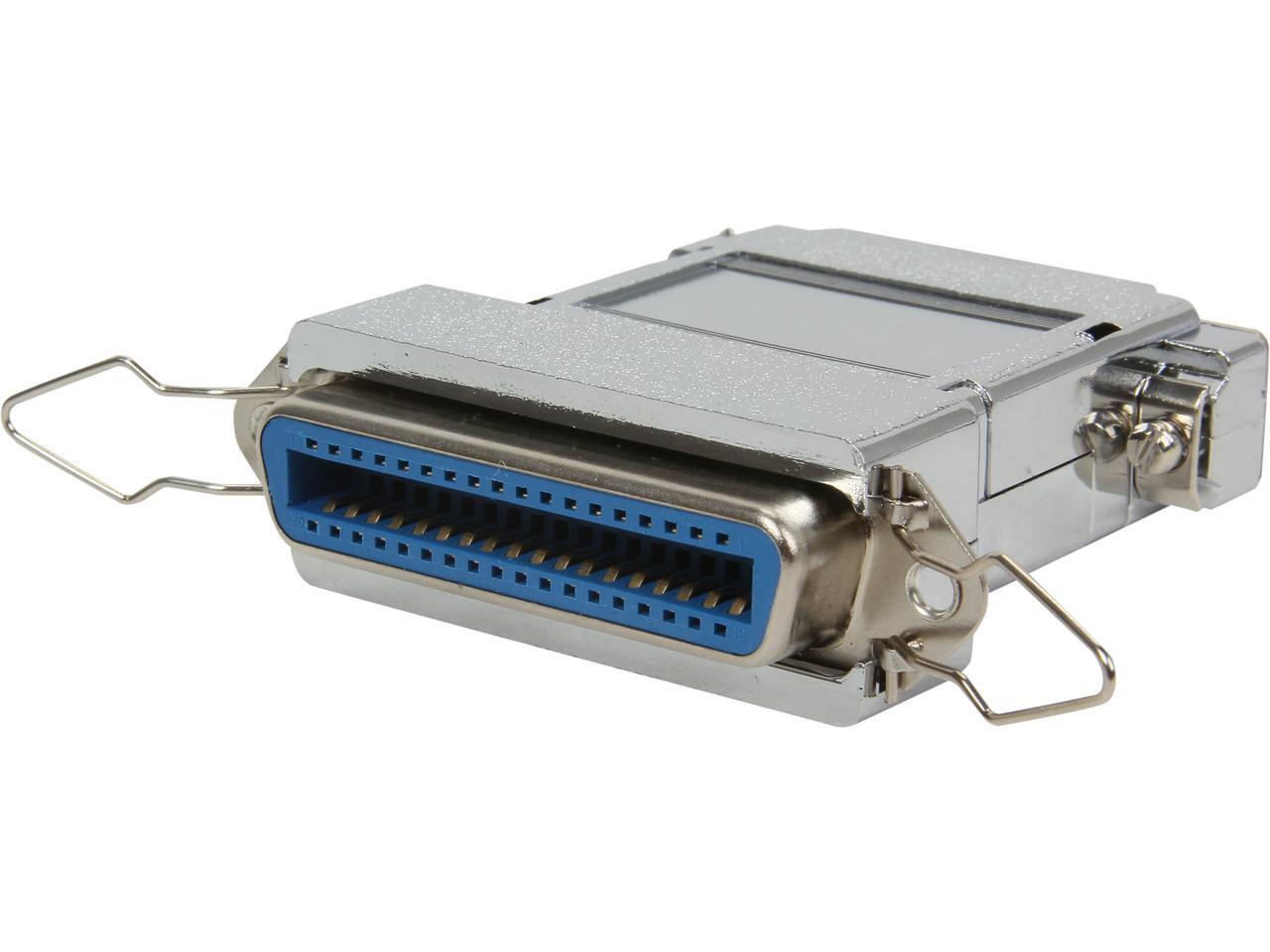 C2G 02757 Centronics 36 Female to DB25 Male Parallel Printer Adapter ...