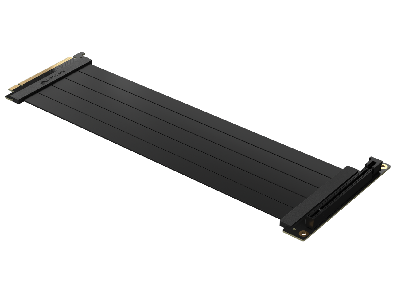 CORSAIR CC-9310001-WW Premium PCIe 4.0 x16 Extension Cable 300mm Black ...