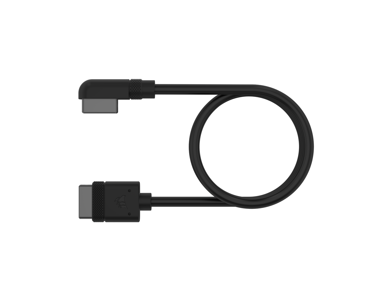 Corsair CL-9011122-WW iCUE LINK Cable, 1x 600mm with Straight/Slim 90 ...