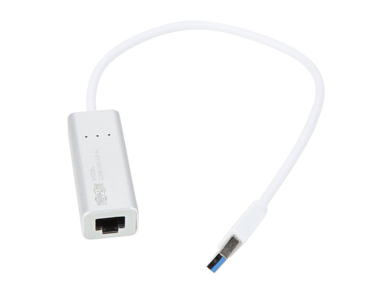 Tripp Lite U336-000-GB-AL USB 3.0 SuperSpeed to Gigabit Ethernet NIC ...