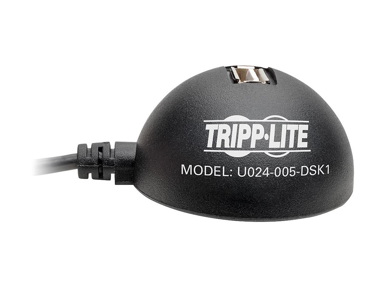 Tripp Lite 1-Port USB 2.0 Hi-Speed Desktop Extension Cable (M/F), USB ...
