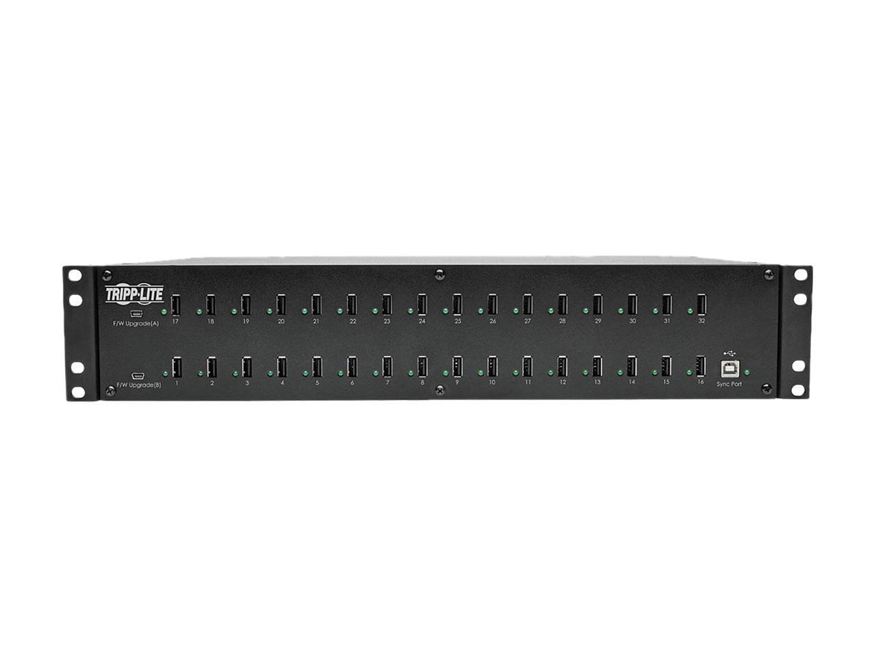 Tripp Lite 32-Port USB Charging Station with Syncing, 5V 80A (400W) USB ...