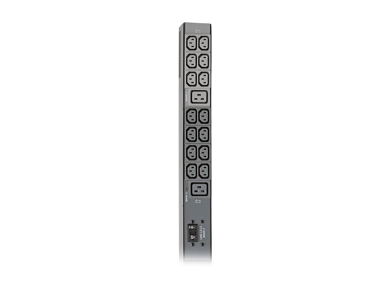 Tripp Lite 10kW 3-Phase Monitored PDU, LX Interface, 200 / 208 / 240V ...