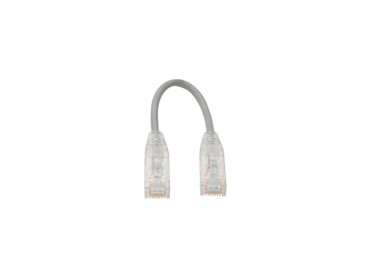 Tripp Lite Cat6 Gigabit Patch Cable Snagless RJ45 Molded Slim Gray 6in (N201-S6N-GY) - Newegg.com
