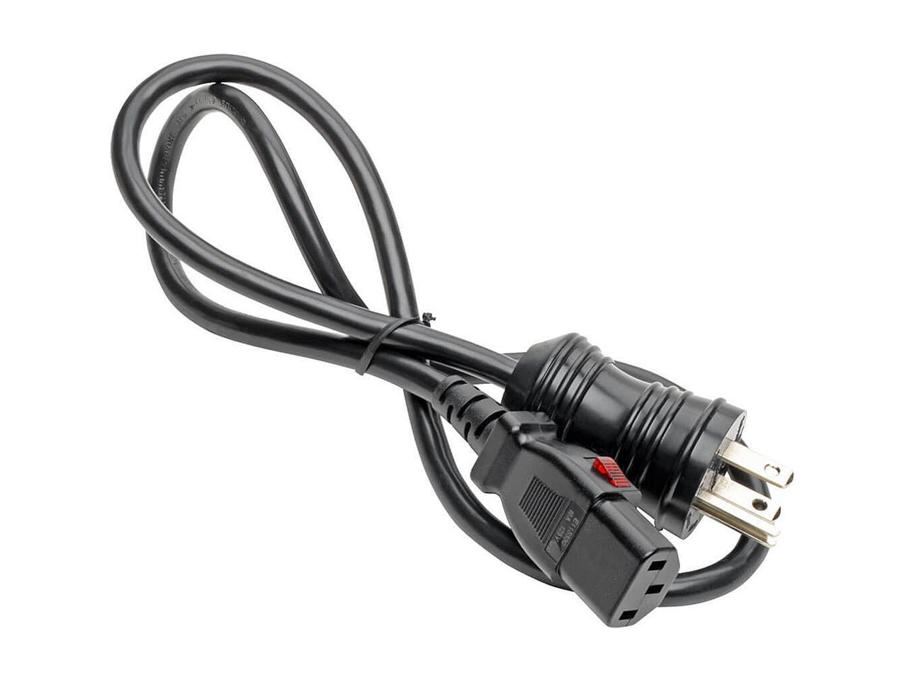 Tripp Lite Power Cord Hospital Medical 5-15P to Locking C13 M/F 10A 3ft (P006-L03-HG10) - Newegg.com