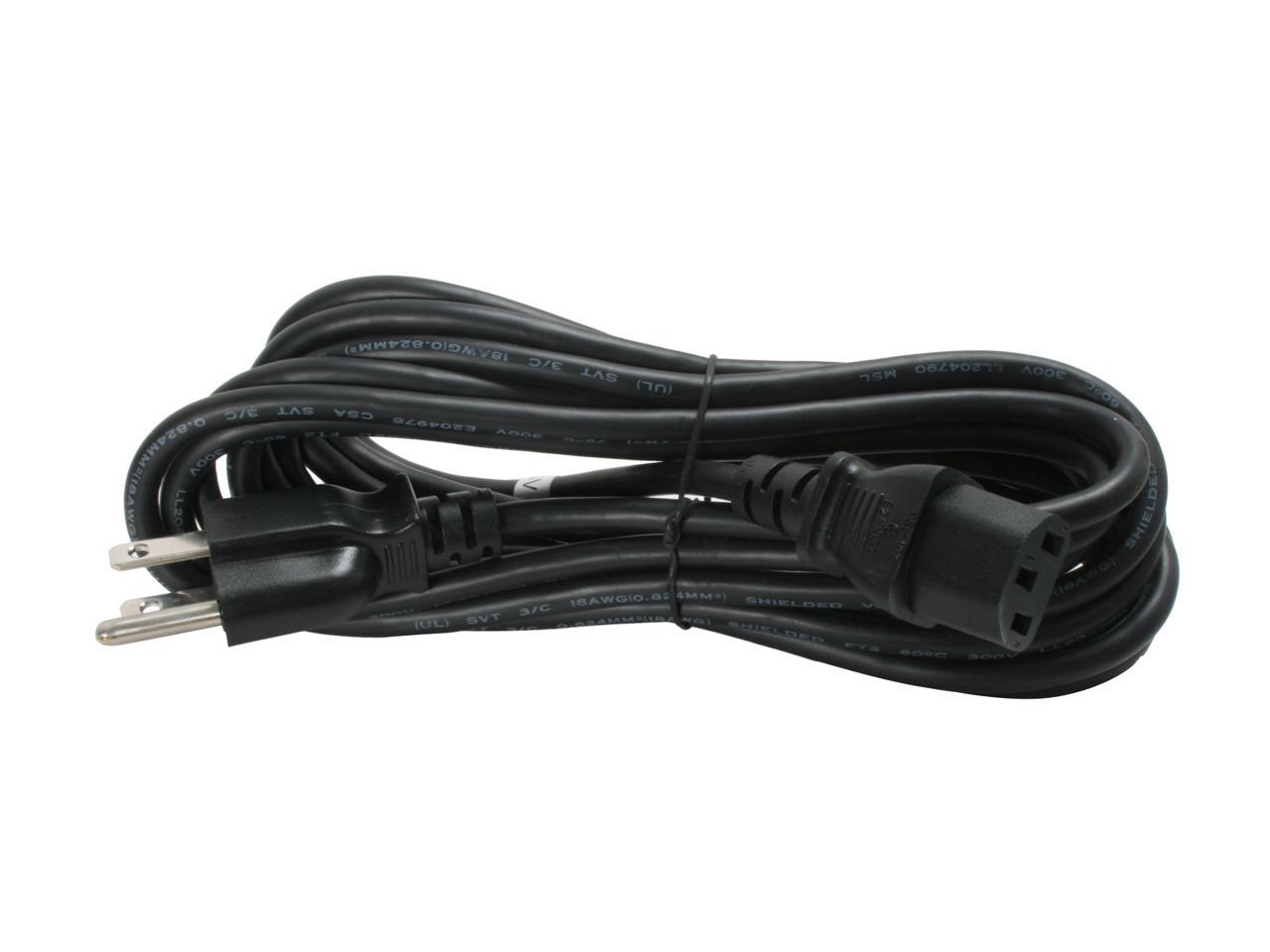 CABLES UNLIMITED Model PWR-1000-12 12 ft. Shielded AC UL Power Cord ...