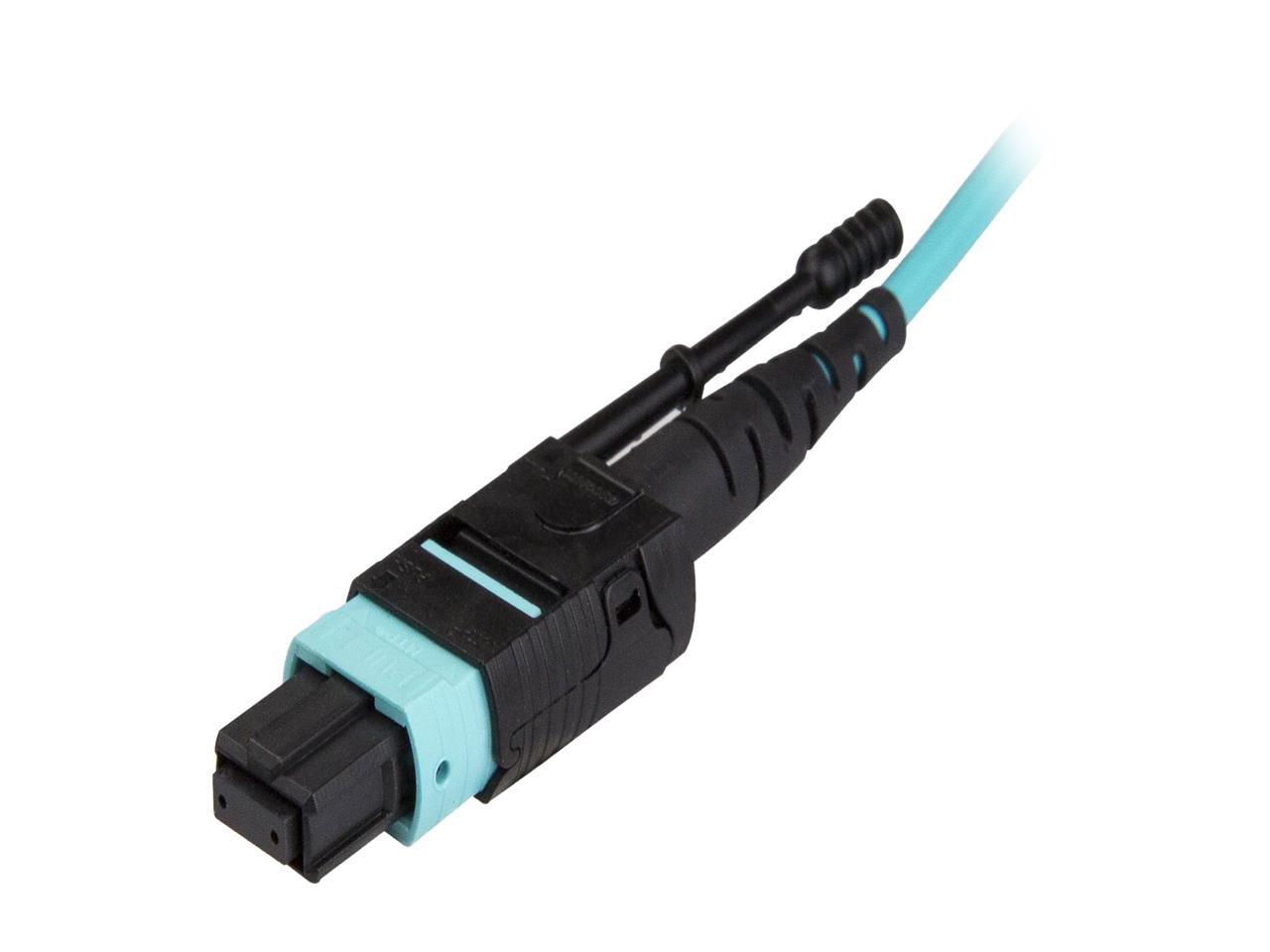 StarTech.com MPO12PL3M MTP Fiber Optic Cable - 10 ft / 3m - OM3 - 40Gb ...
