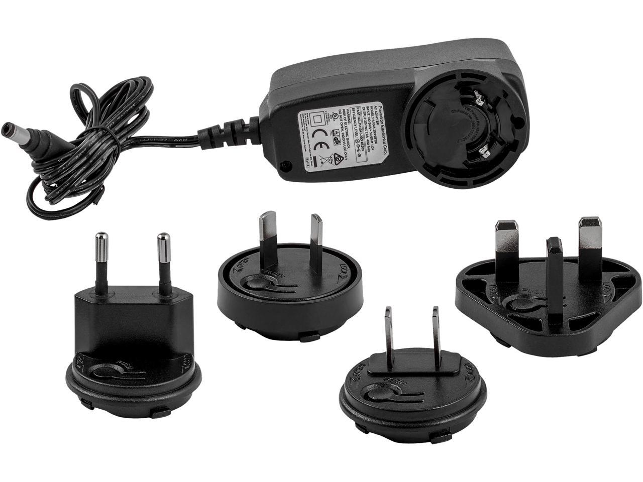 StarTech.com SVA20N2NEUA 20V DC Power Adapter with Type-N Barrel for ...