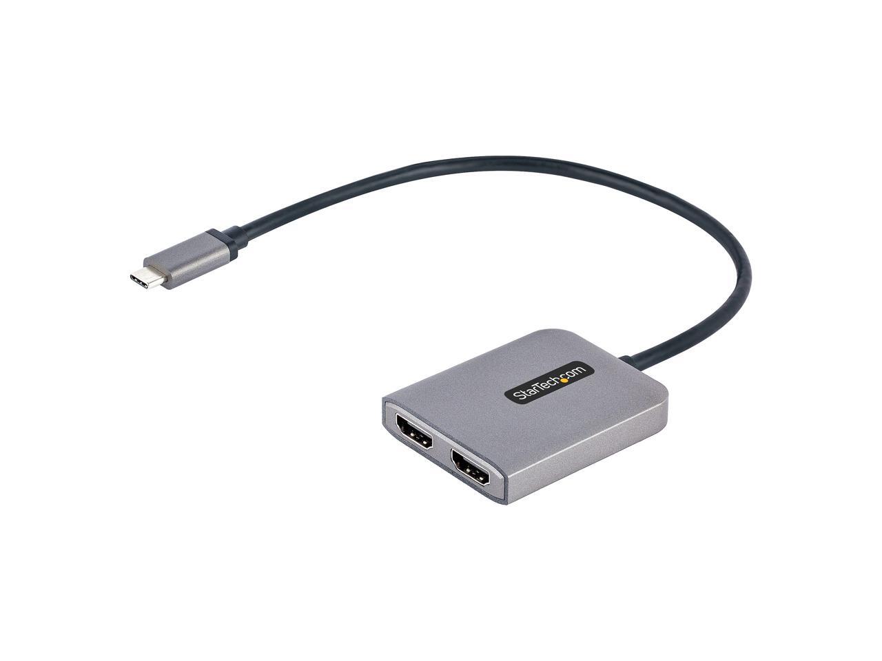 StarTech.com USB-C to Dual HDMI MST HUB - Dual HDMI 4K 60Hz ...