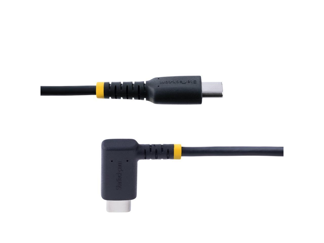 StarTech 6ft 2m USB C Charging Cable Right Angle R2CCR 2M USB StarTech 6ft 2m USB C Charging Cable Right Angle R2CCR 2M USB