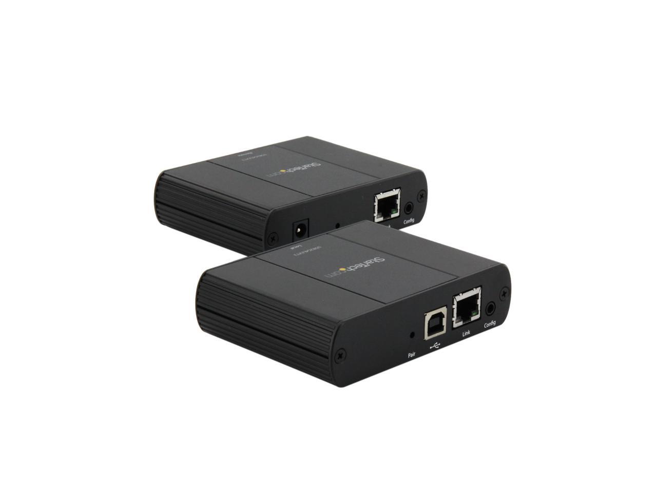 StarTech.com USB2G4LEXT2 4 Port USB 2.0 over Gigabit LAN or Direct ...