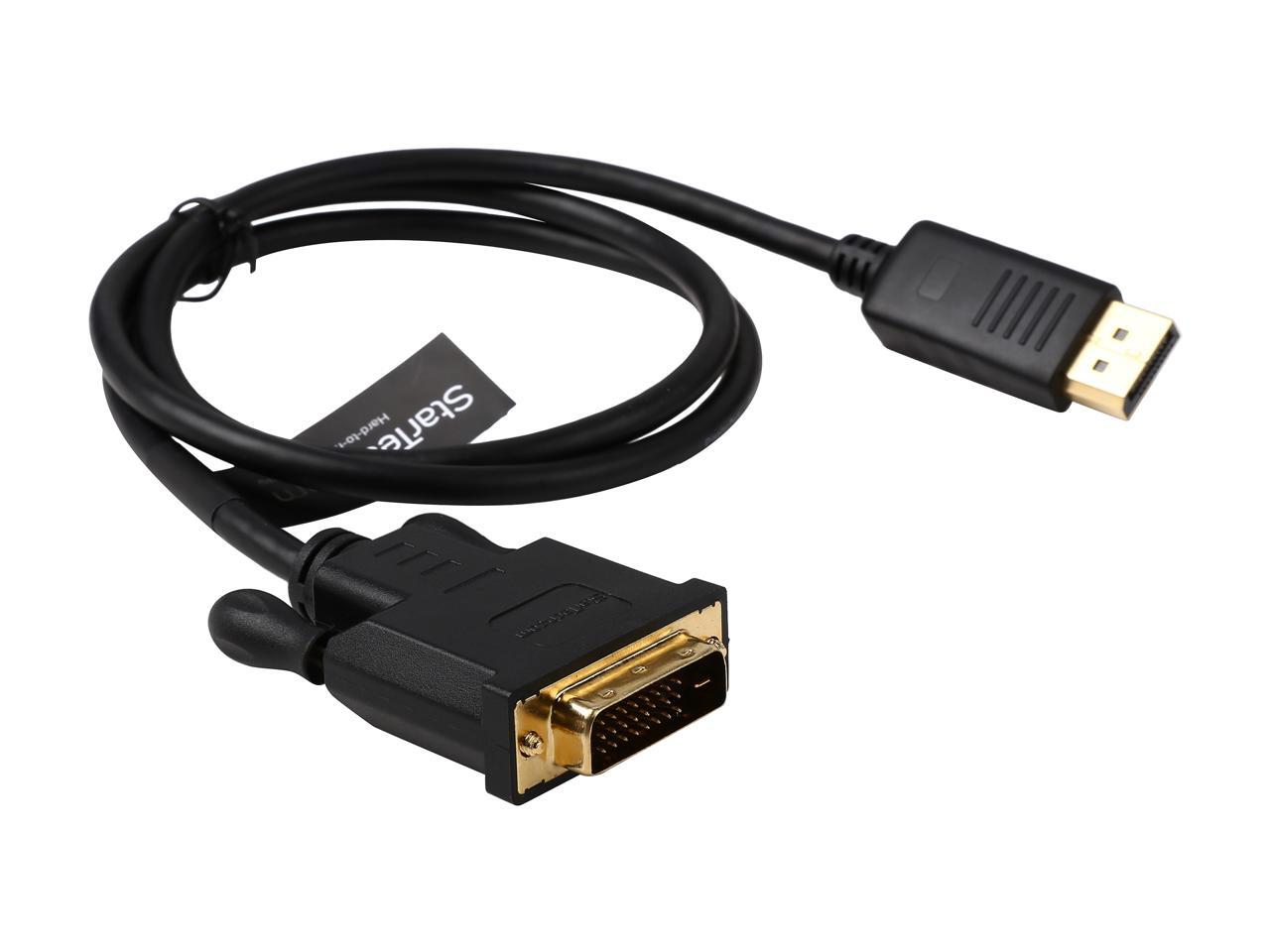 StarTech.com DP2DVI2MM3 DisplayPort to DVI Converter Cable - DP to DVI ...