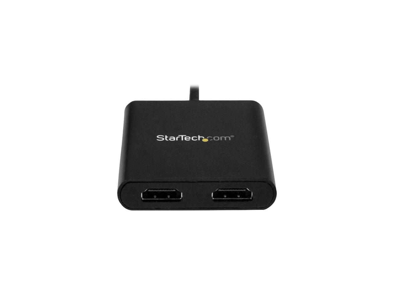 StarTech.com MSTCDP122HD 2-Port USB-C to HDMI MST Hub - 4K 30Hz - Dual Monitor Video Splitter ...