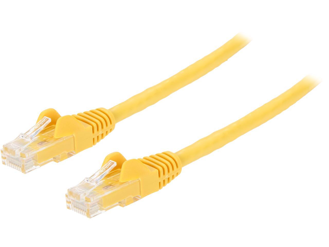 StarTech N6PATCH1YL StarTech.com Cat6 Patch Cable - 1 ft. - Yellow ...