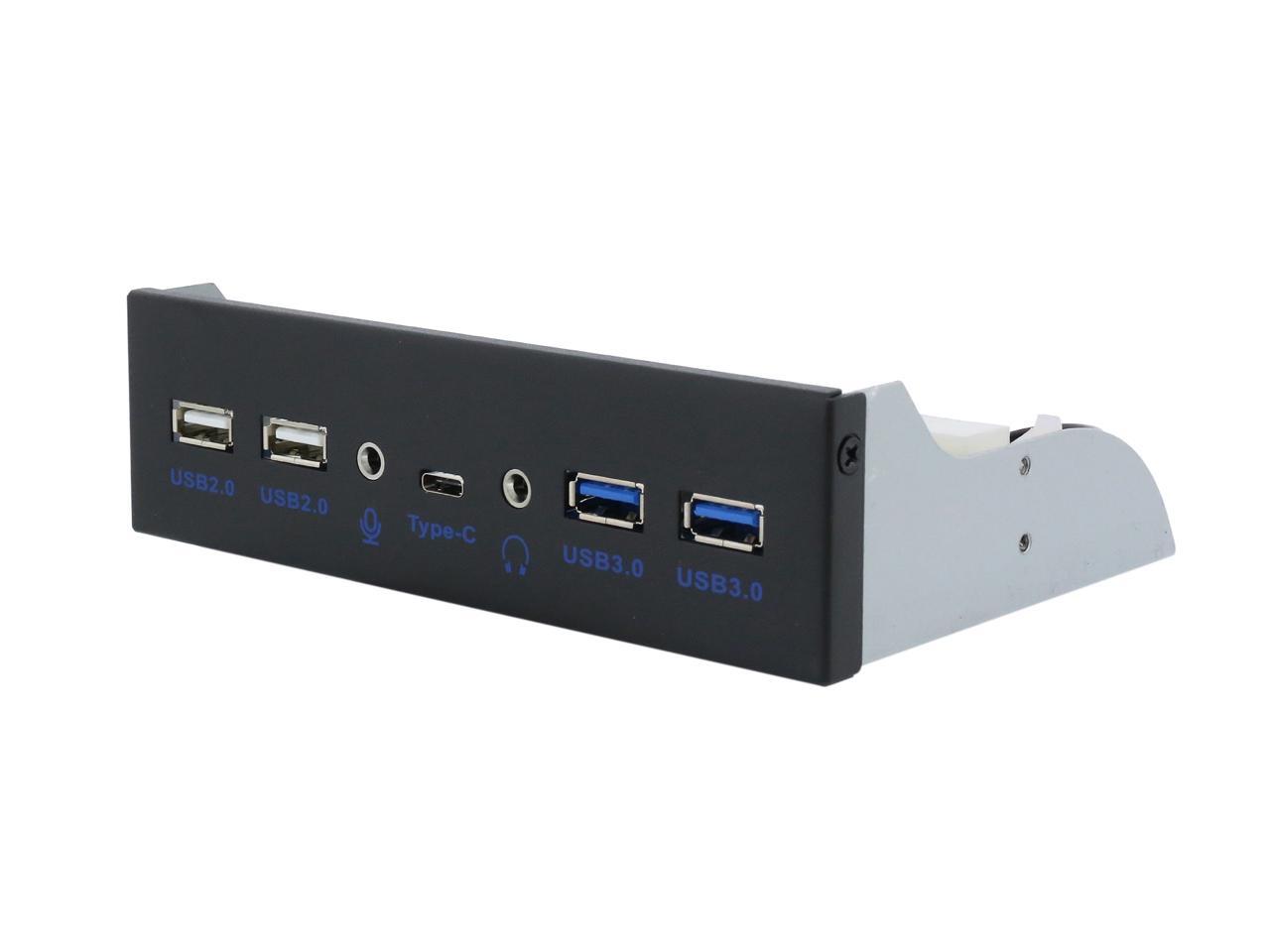 Coboc 5.25FP-2U32U2-C-A Motherboard USB 20pin to USB Type-C and 2 Ports ...