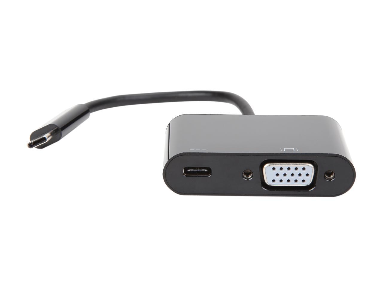 Coboc USBC-HD24KPD USB C to VGA Adapter Converter w/ Type C 60W PD ...
