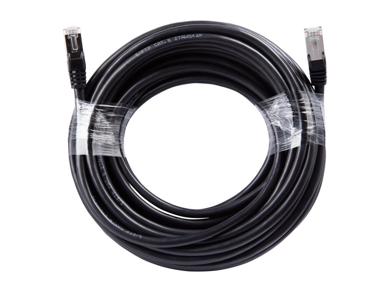 Rosewill RCNC-20007 CAT 8 Ethernet Cable 50 ft. Cat8 Internet Cables ...