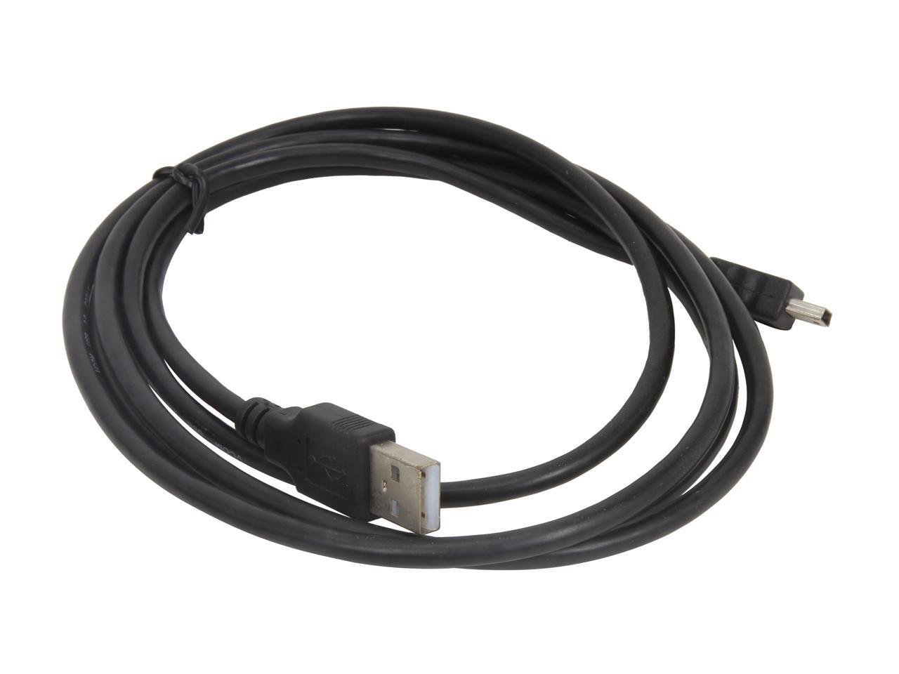 VCOM VC-USB/MIN USB2.0 Type A to Mini B Black Cable - Newegg.com