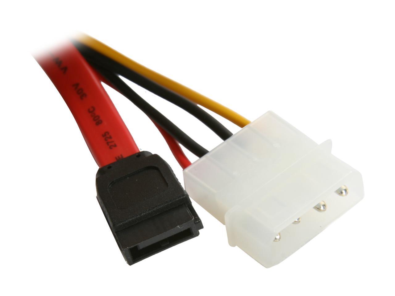 Nippon Labs SATA II Cable 0.5M SATA 2 Cable with Data & Power Combo ...