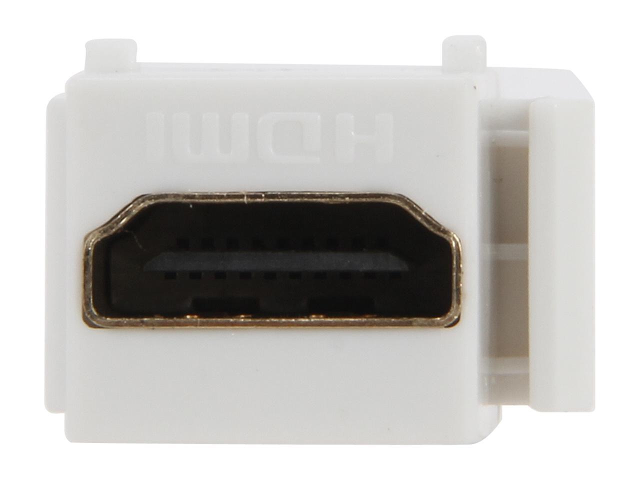Nippon Labs IC-HDMI-WH HDMI Female to Female Keystone Jack Inline ...