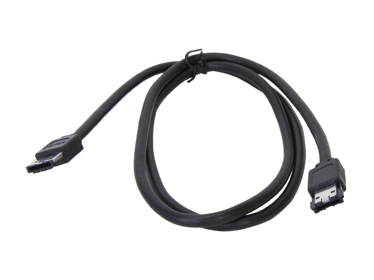 Nippon Labs ESATA3-EXS-3-llBK 3 ft. eSATA III(Type I) Male to Male ...