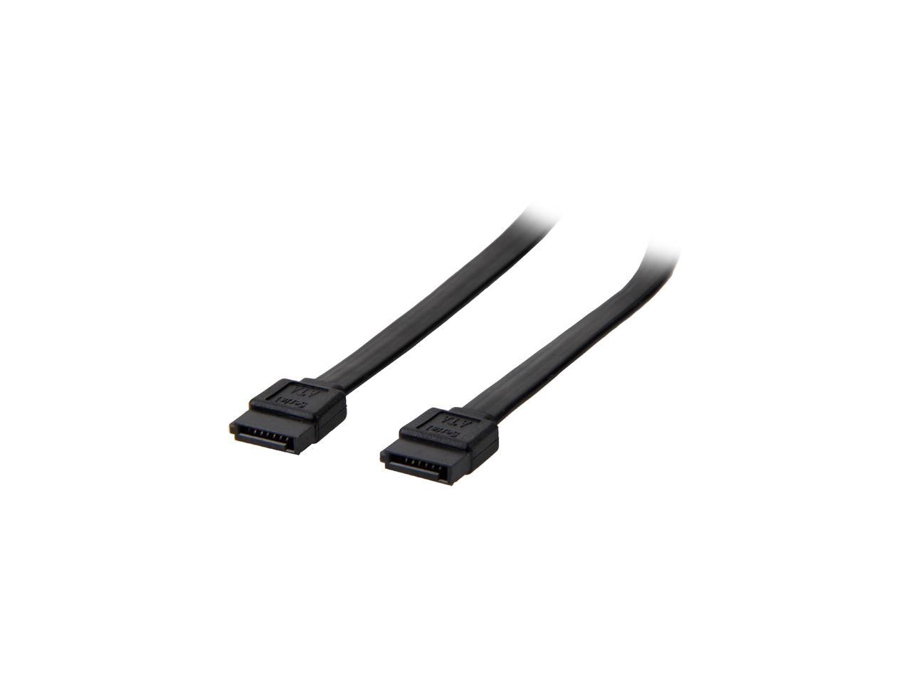 Nippon Labs SATA3-1.5FT-BK-10P 1.5 ft. SATA III Male to Male Cable ...