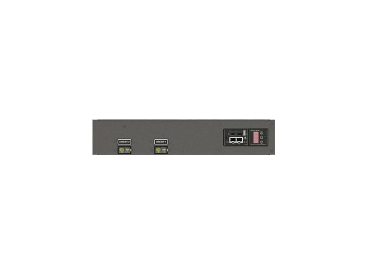 Vertiv Geist Rack PDU, Monitored, Horizontal, 30A, 208V, (12)C13/(4)C19 ...