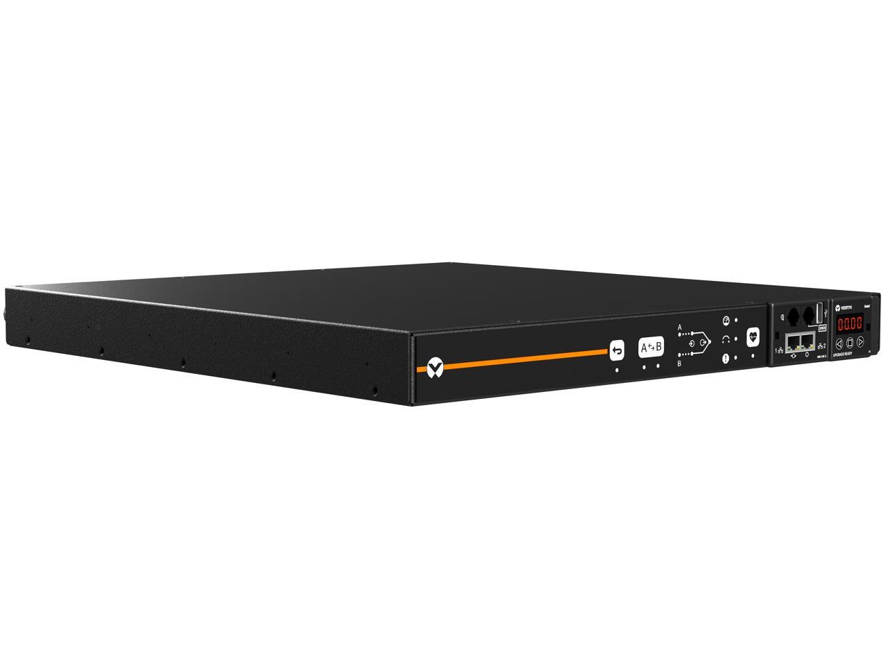 Vertiv VA4N1100 Switched Auto Transfer Switch 1U RPDU Rack Transfer ...