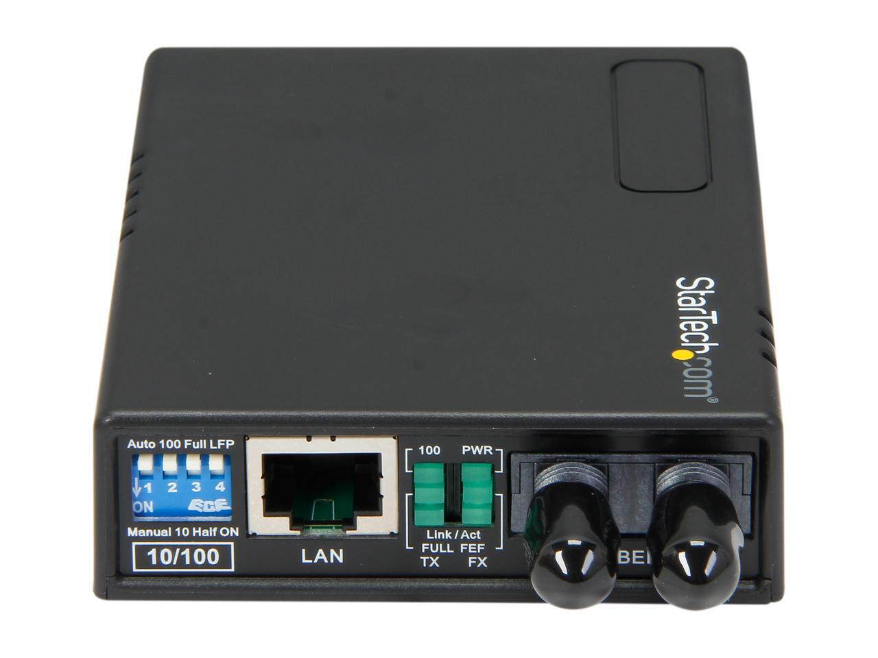 StarTech 10/100 Multi Mode Fiber Copper Media Converter - Newegg.com