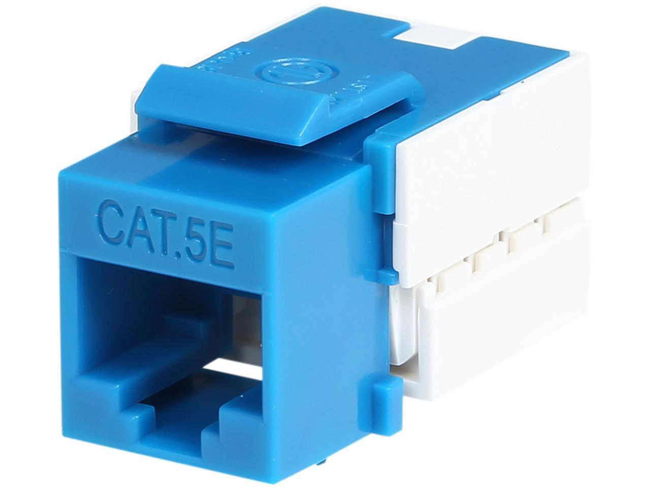StarTech.com Cat5e RJ45 Keystone Jack Blue - 110 Type - Newegg.com
