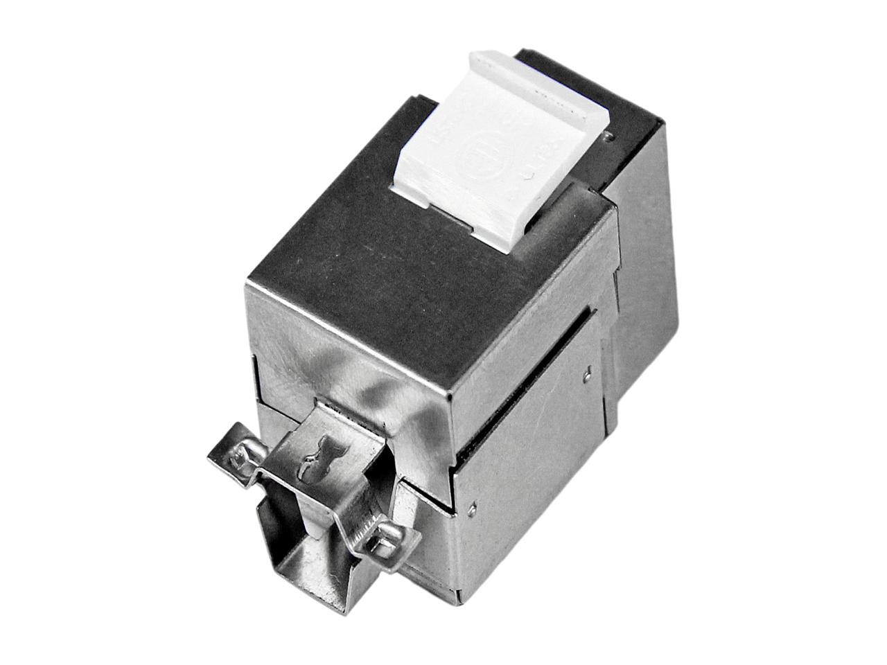 StarTech.com Shielded Cat 6a Keystone Jack - RJ45 Ethernet Cat6a Wall ...