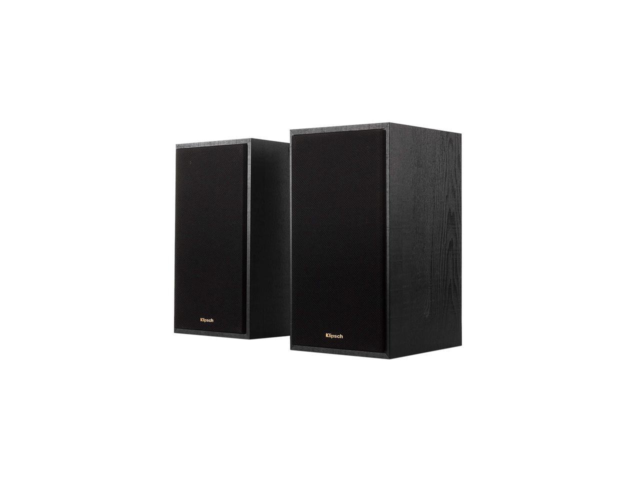 Klipsch R-51PM Powered Sound Bookshelf Speakers - Black (Pair) - Newegg.com