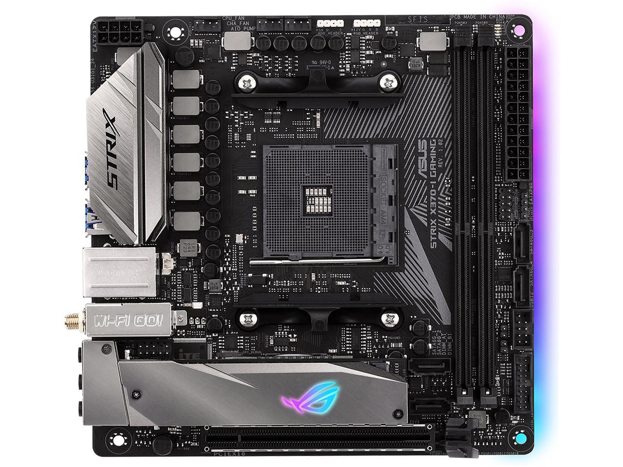 ASUS ROG STRIX X370-I GAMING AM4 Mini ITX AMD Motherboard - Newegg.ca