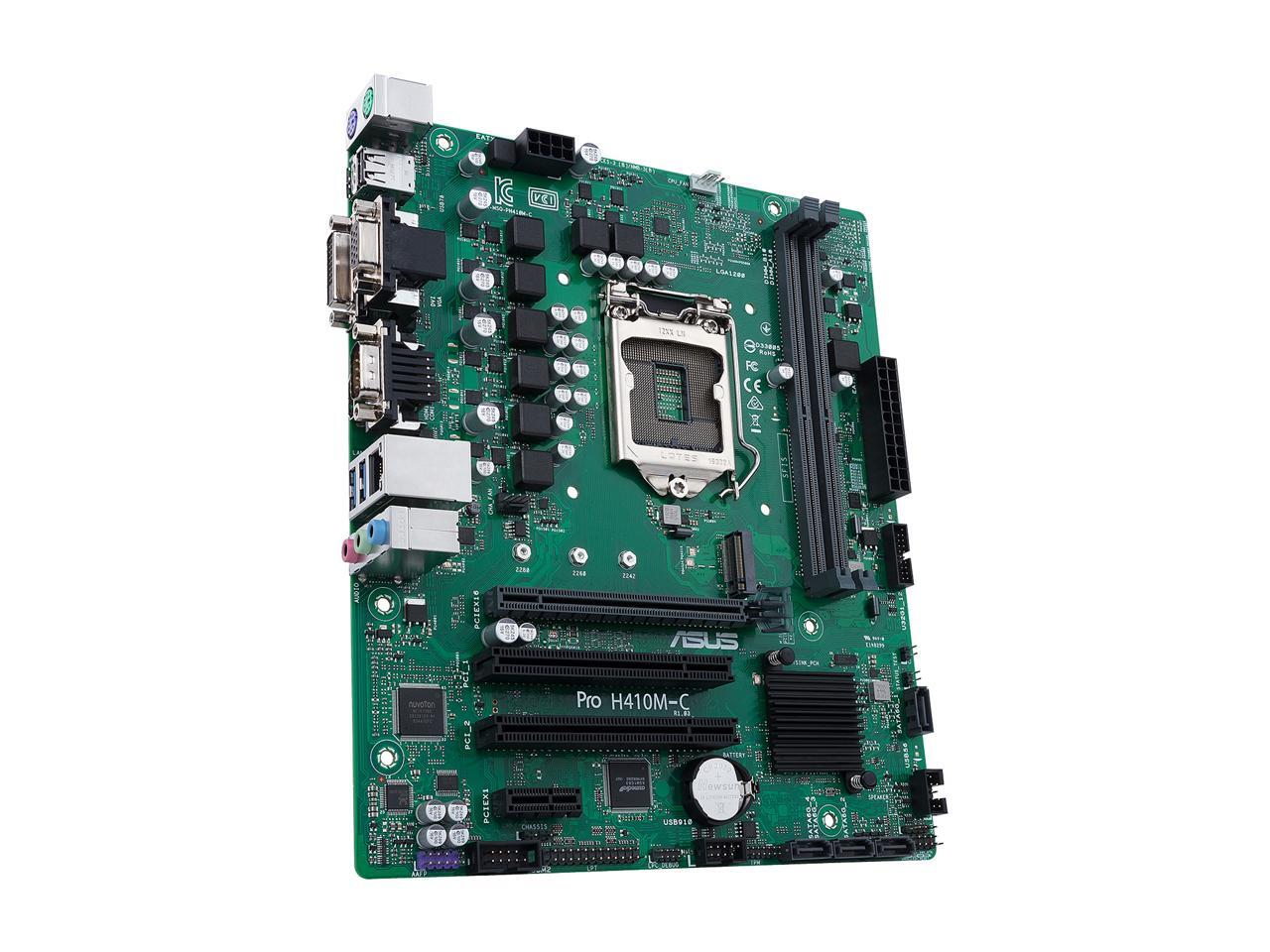 ASUS PRO H410M-C/CSM LGA 1200 Micro ATX Intel Motherboard - Newegg.ca