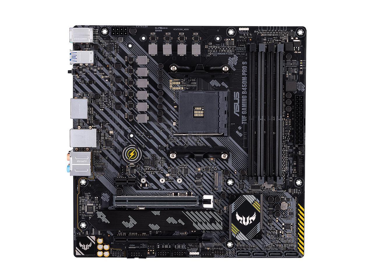 ASUS TUF GAMING B450M-PRO S AM4 Micro ATX AMD Motherboard - Newegg.com