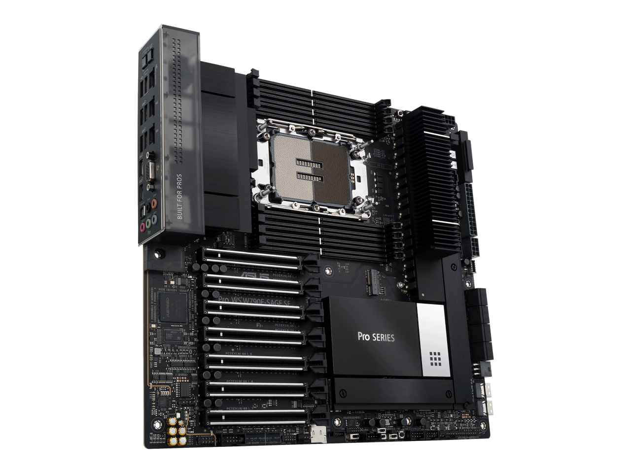 ASUS PRO WS W790E-SAGE SE Intel W790 (LGA 4677) CEB motherboard, PCIe 5 ...