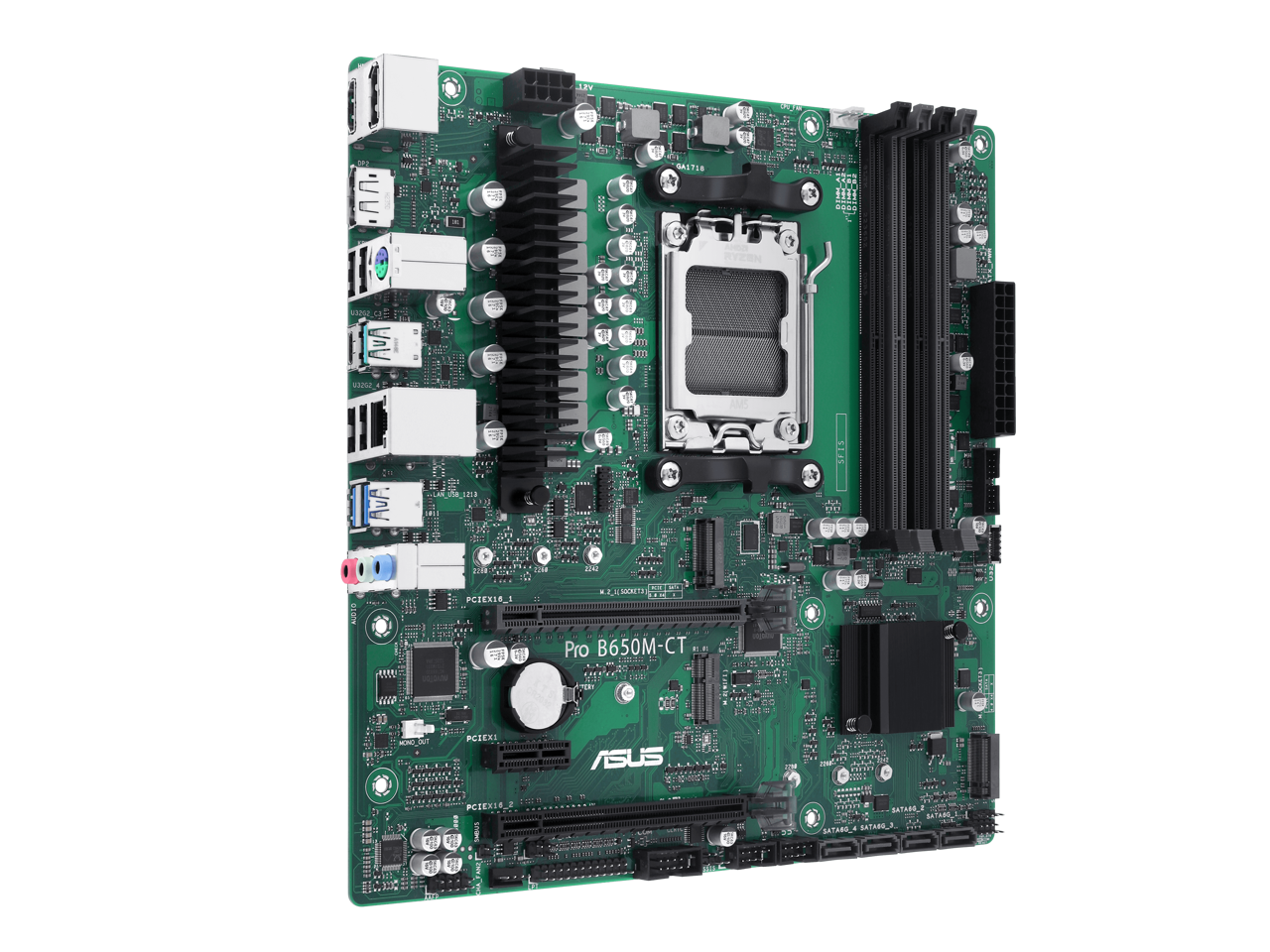 ASUS Pro B650M-CT-CSM AMD B650(Ryzen 7000) Micro-ATX Commercial ...