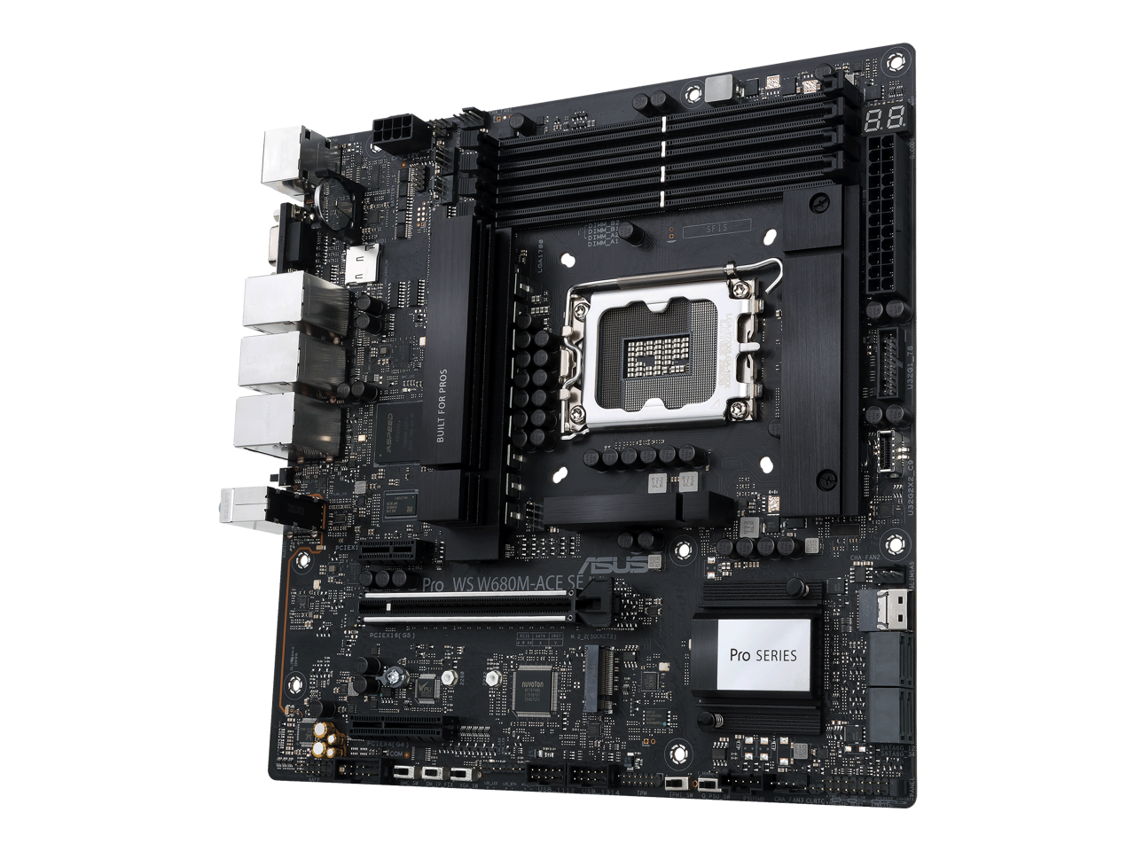 Pro WS W680M-ACE SE Intel LGA 1700 mATX BMC AST2600 onboard workstation ...