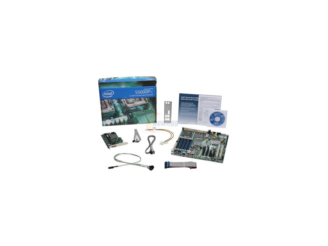 Intel S5000PSLROMBR Server Motherboard - Newegg.com