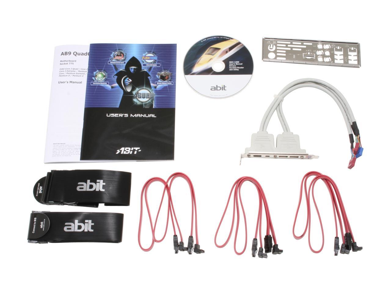 ABIT AB9 QuadGT LGA 775 ATX Intel Motherboard - Newegg.com