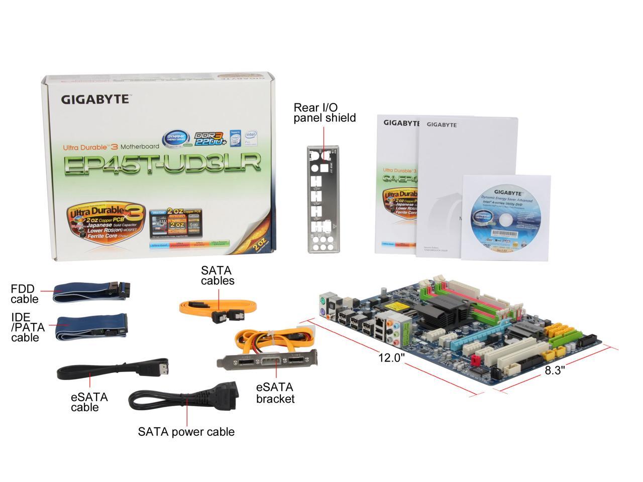 GIGABYTE GA-EP45T-UD3LR LGA 775 ATX Intel Motherboard - Newegg.ca