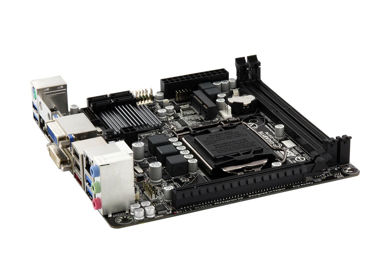 GIGABYTE GA-Q87N LGA 1150 Intel Q87 SATA 6Gb/s USB 3.0 Mini ITX Intel ...