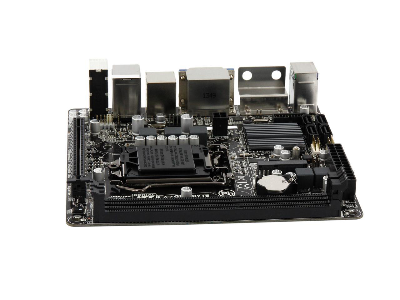 GIGABYTE GA-Q87N LGA 1150 Intel Q87 SATA 6Gb/s USB 3.0 Mini ITX Intel ...