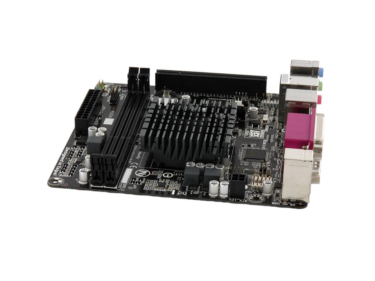 GIGABYTE GA-E2100N AMD E1-2100 APU 1.0GHz Mini ITX Motherboard / CPU ...