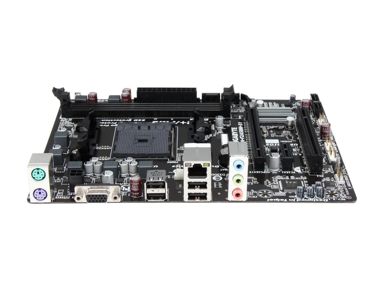 GA-F2A58M-S1 FM2+ Micro ATX AMD Motherboard - Newegg.com