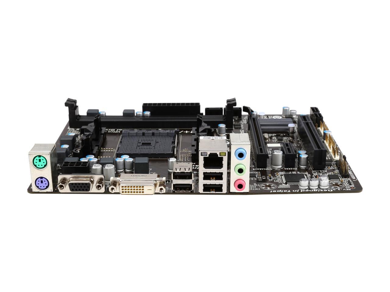 Refurbished: GIGABYTE GA-F2A55M-DS2 FM2 AMD A55 (Hudson D2) Micro ATX ...
